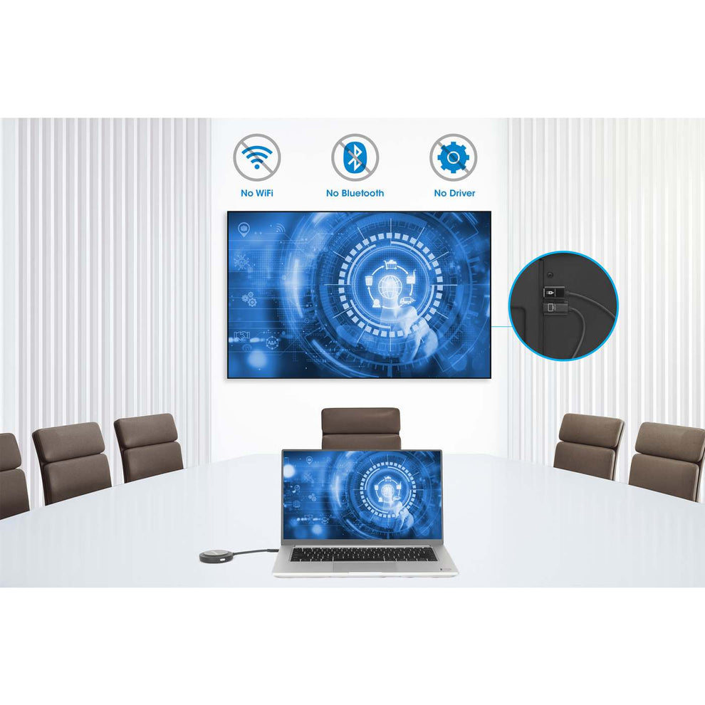 1080p Wireless HDMI Display Presentation Kit w/ USB-C Transmitter ...