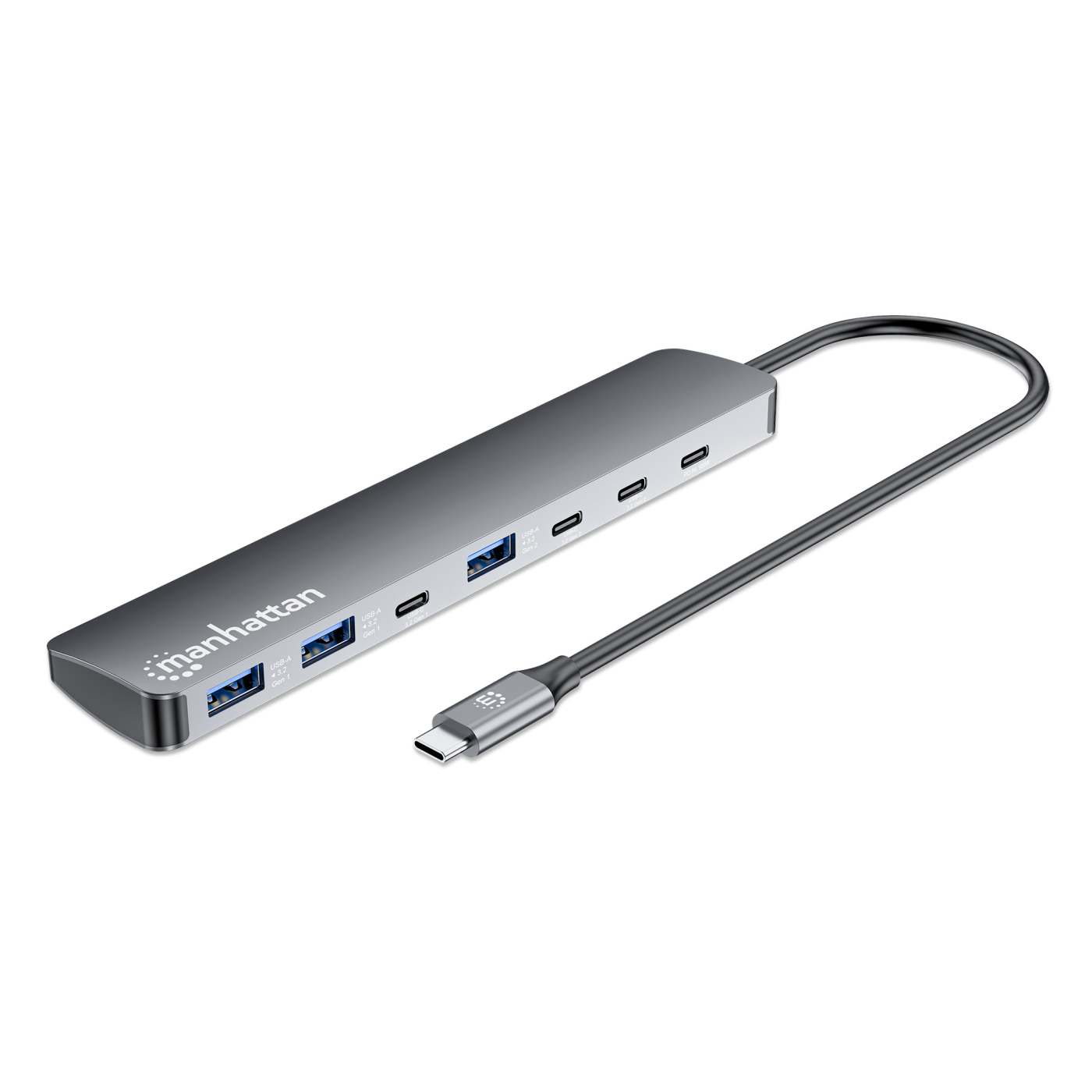 7-Port 10G/5G USB-C / USB-A Hub 4+3 w/ Power Delivery (181167 ...