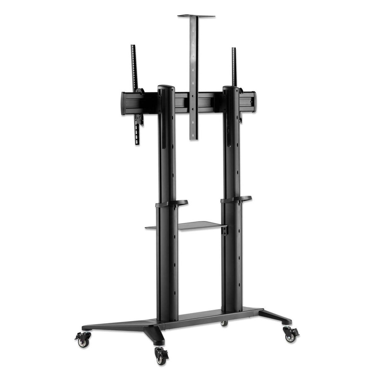 Aluminum Heavy-Duty Large-Screen Height-Adjustable Multimedia TV Cart ...