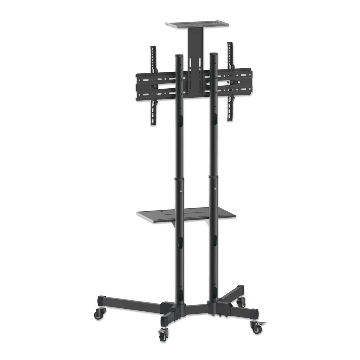 Manhattan Economy Height-Adjustable Multimedia TV Cart (461238 ...