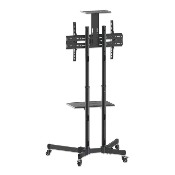 Manhattan Economy Height-Adjustable Multimedia TV Cart (461238 ...