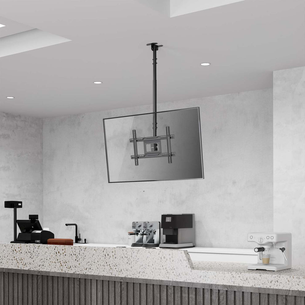 Full-Motion Height-Adjustable TV Ceiling Mount, for 37" to 80" Displays ...