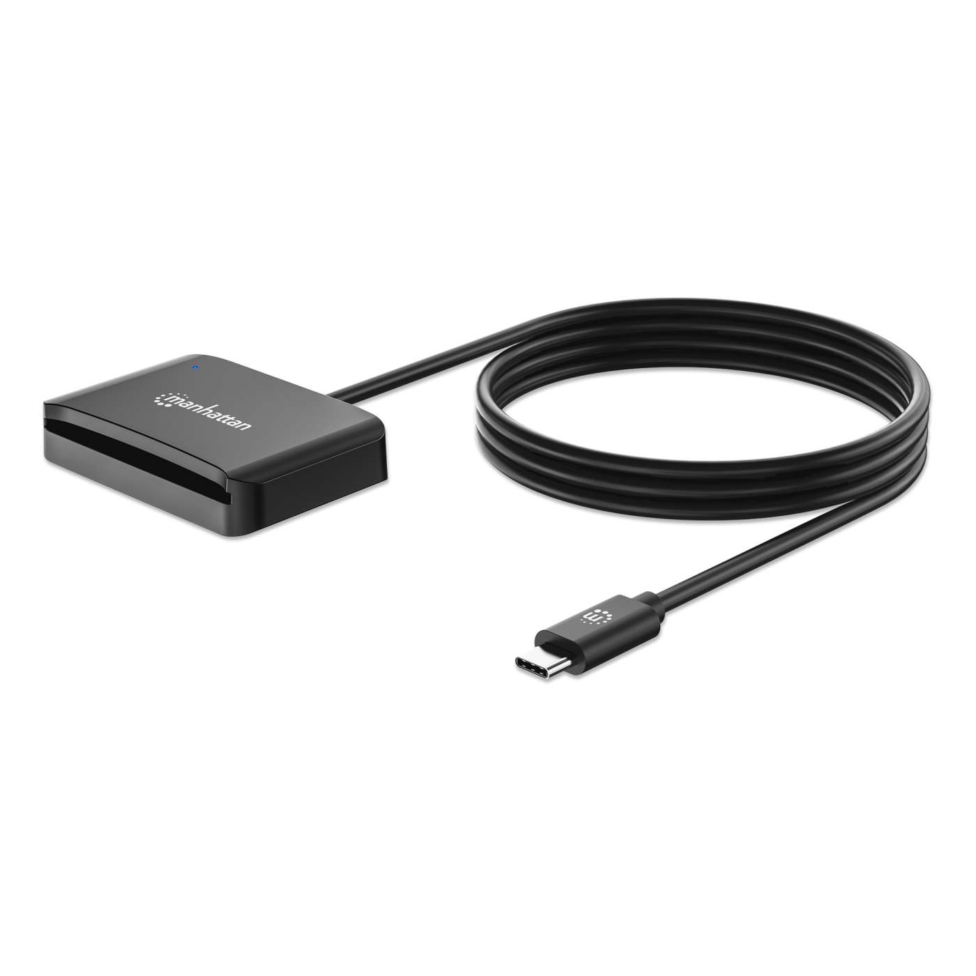 Manhattan USB-C Smart Card Reader with microSD Slot (102742 ...