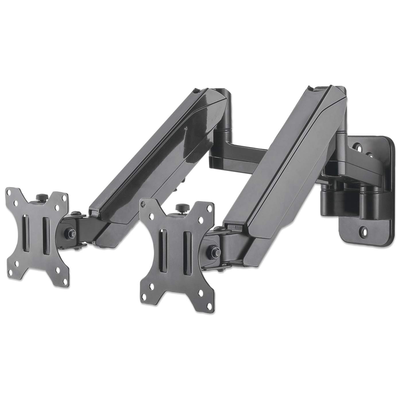 Dual Monitor Wall Mount Bracket Dual Screen Gas Strut Monitor Stand